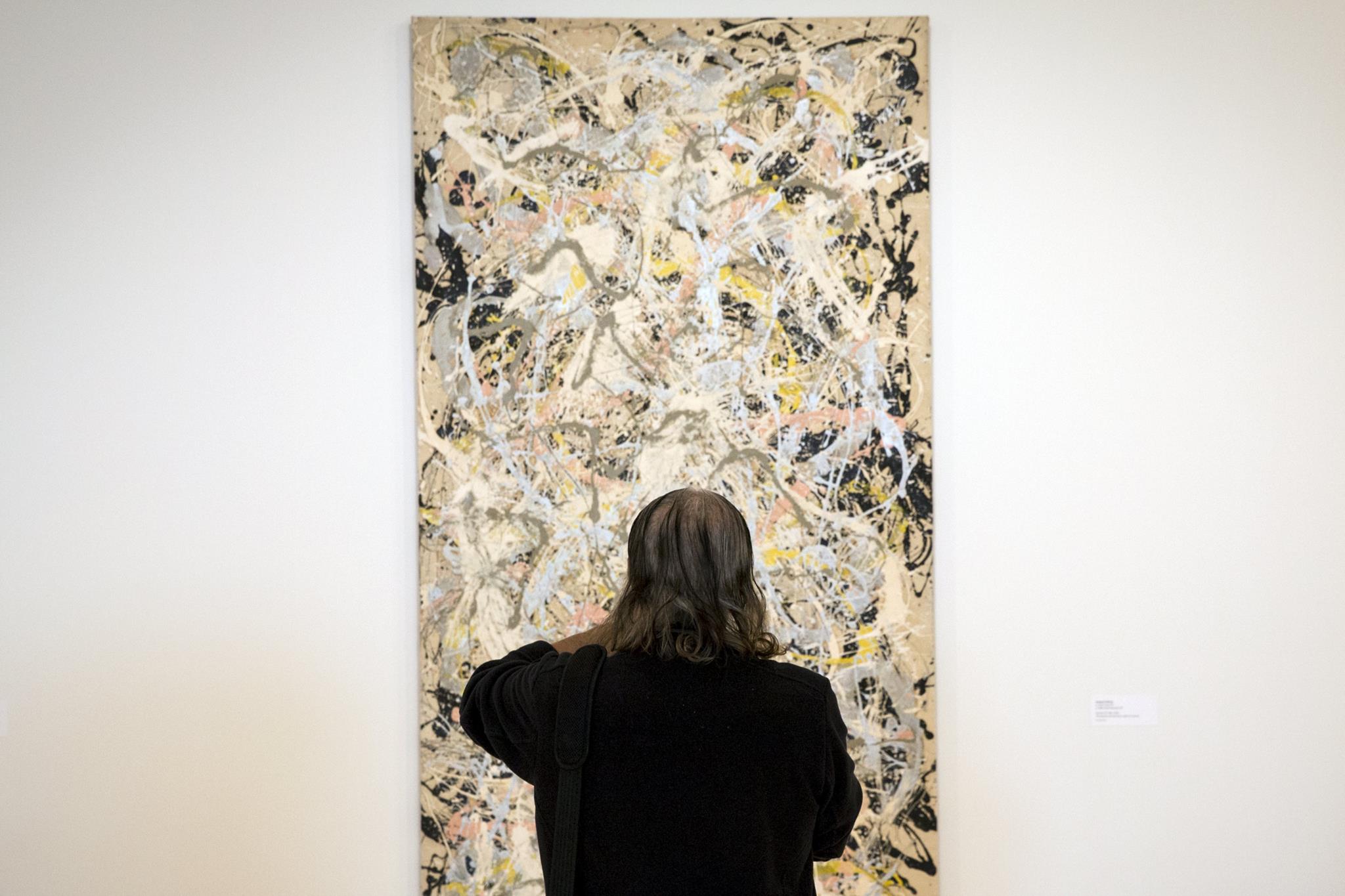 Jackson Pollock Oceano Cinza Uma Pintura De Jackson Pollock