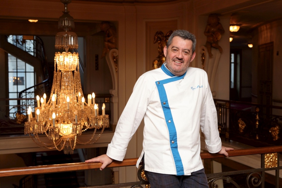 O chef Rui Paula chegou ao teatro