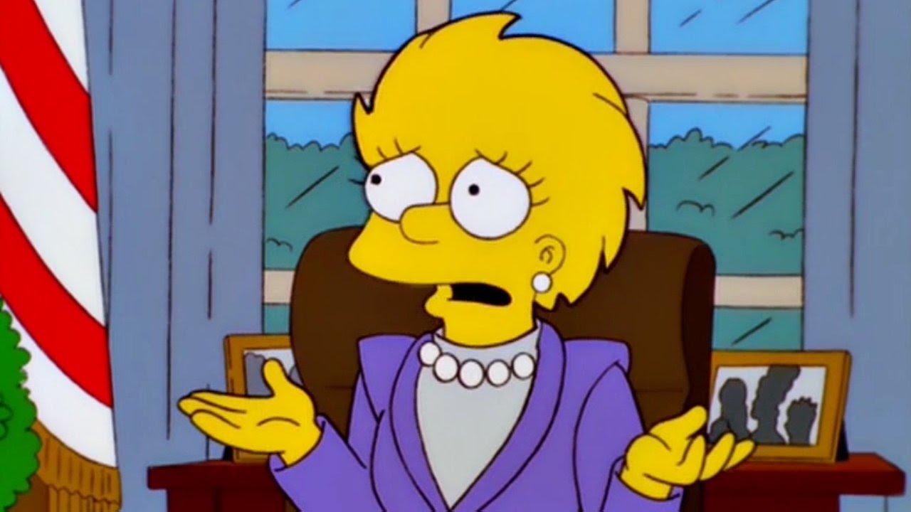 Lisa Simpson, a Presidente dos EUA | Vídeos | PÚBLICO